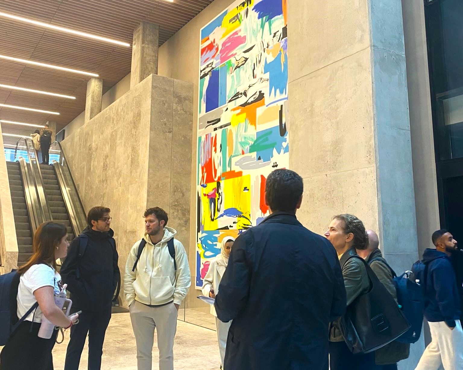 We receive the students of the IE School of Architecture and Design in ...